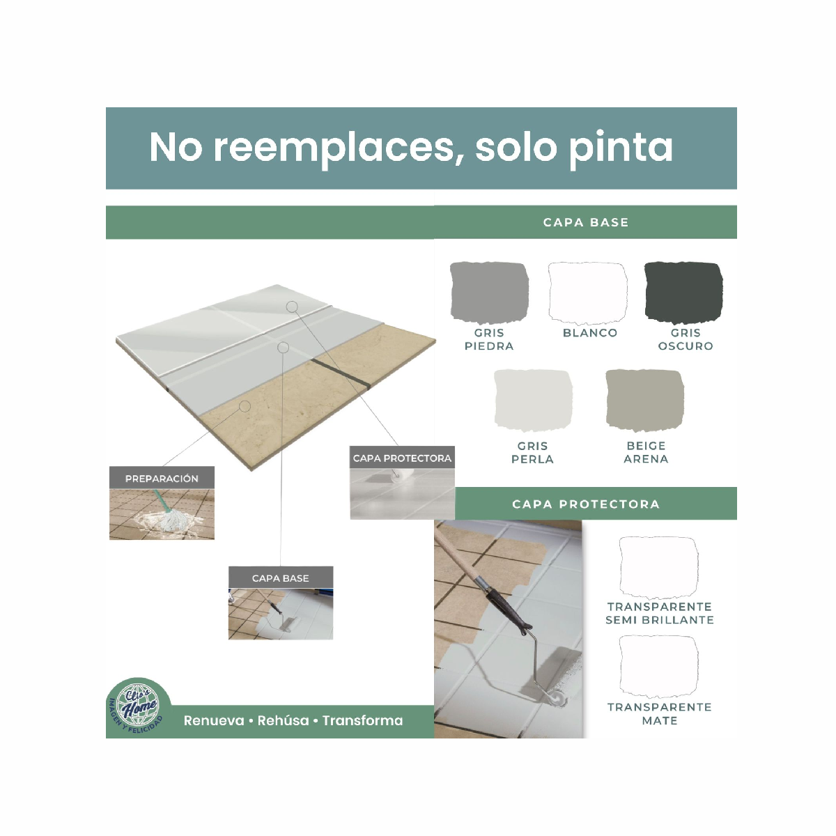 Revestimiento Base Gris Piedra | $23.990